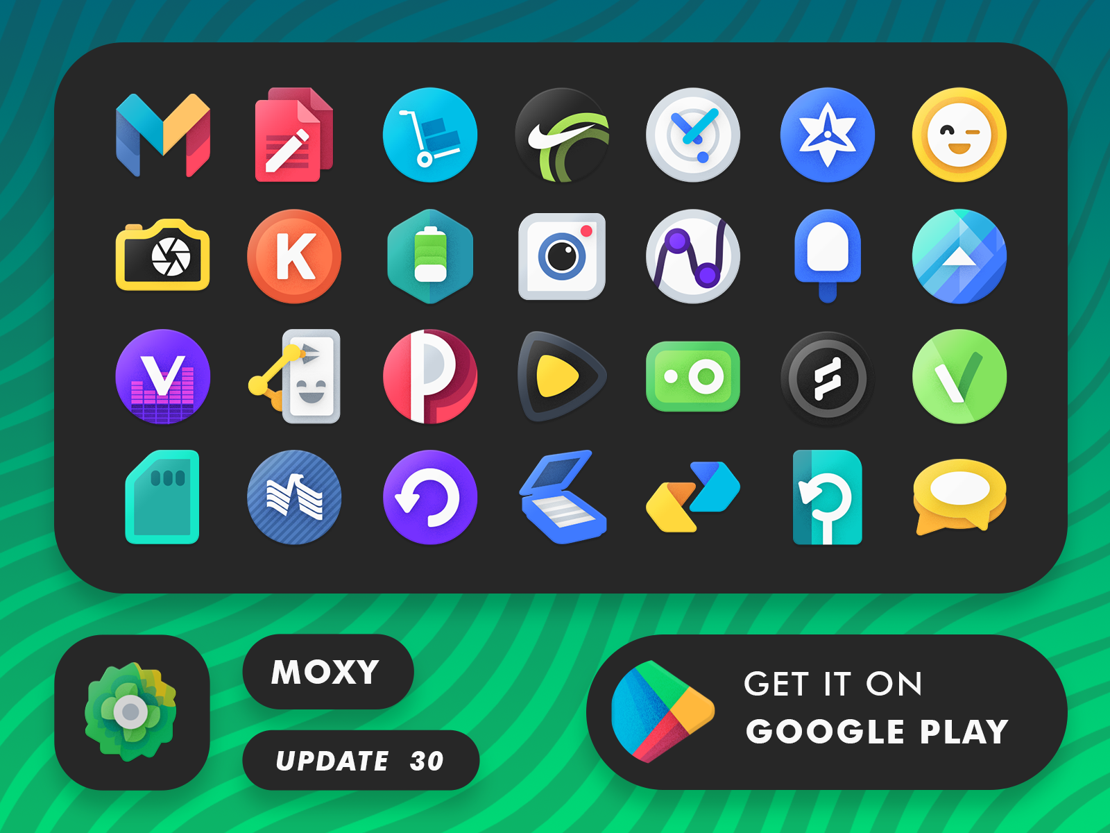 Moxy Icon Pack v7.9 Patched APK | vividapk | roosphx