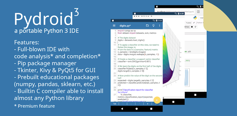 Pydroid 3 v5.0.0-1079 Premium APK | vividapk | roosphx