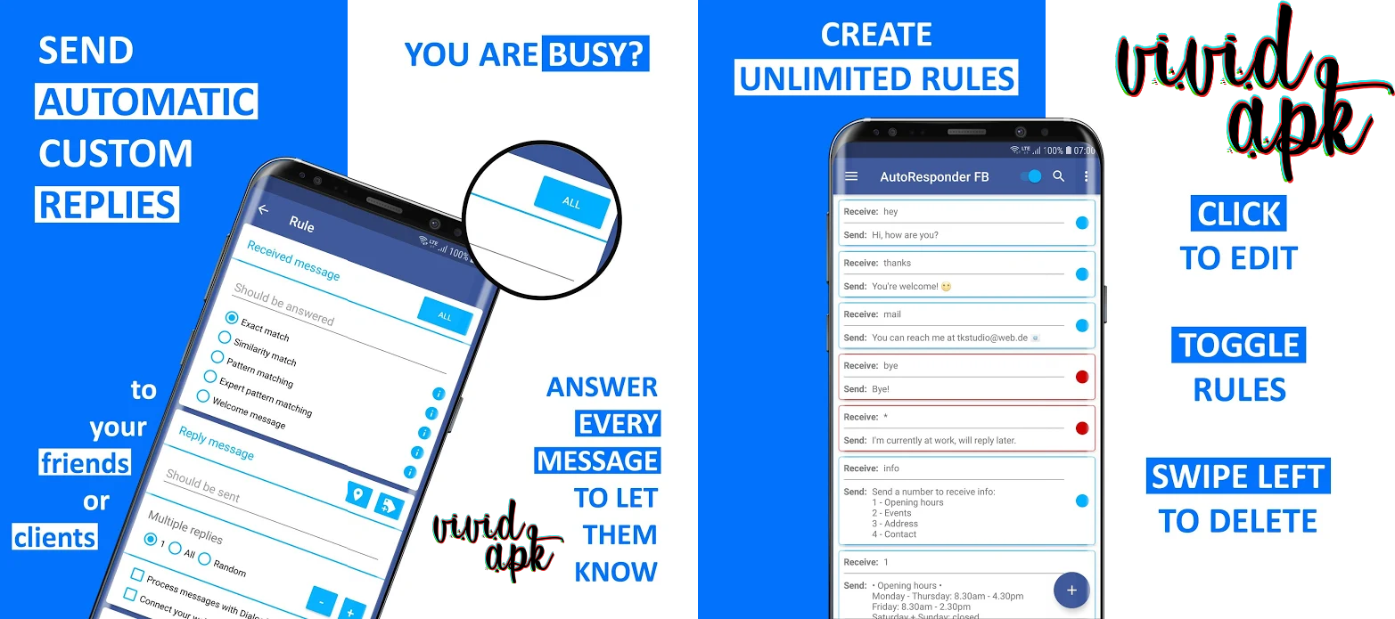 AutoResponder for Facebook Messenger v3.2.0 Premium MOD APK | vividapk ...