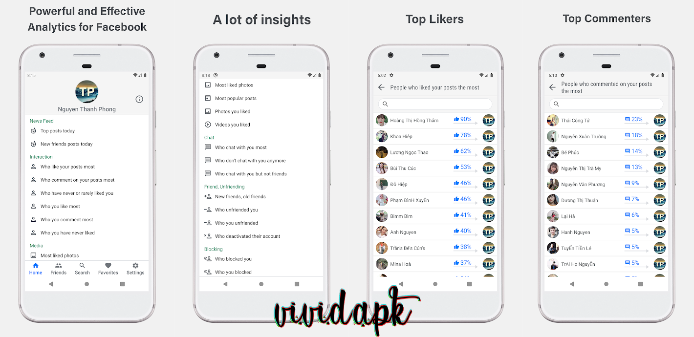 Interactive Analytics for Facebook v3.4 Premium APK | vividapk | roosphx