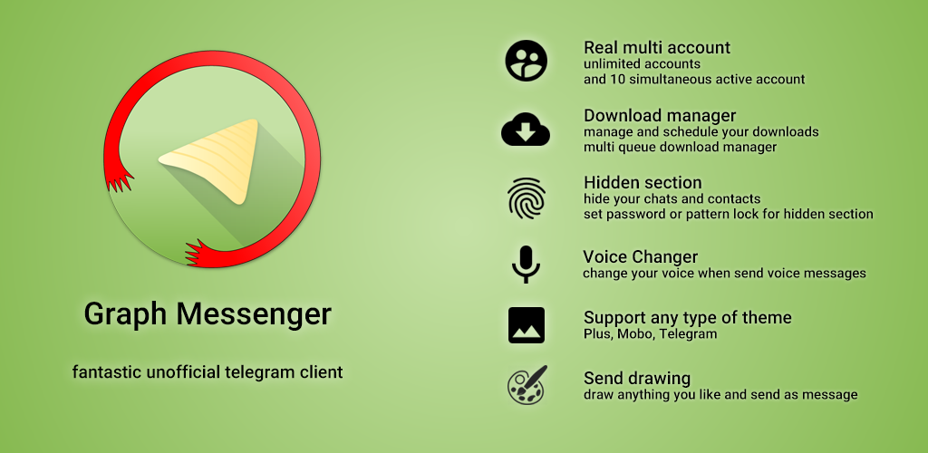 Graph Messenger v12.1.1.1 MOD APK | vividapk | roosphx
