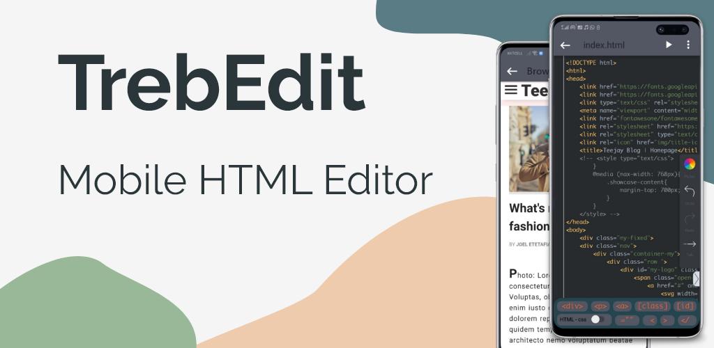 TrebEdit - Mobil HTML Düzenleyici v3.3.16 Premium APK | vividapk | roosphx