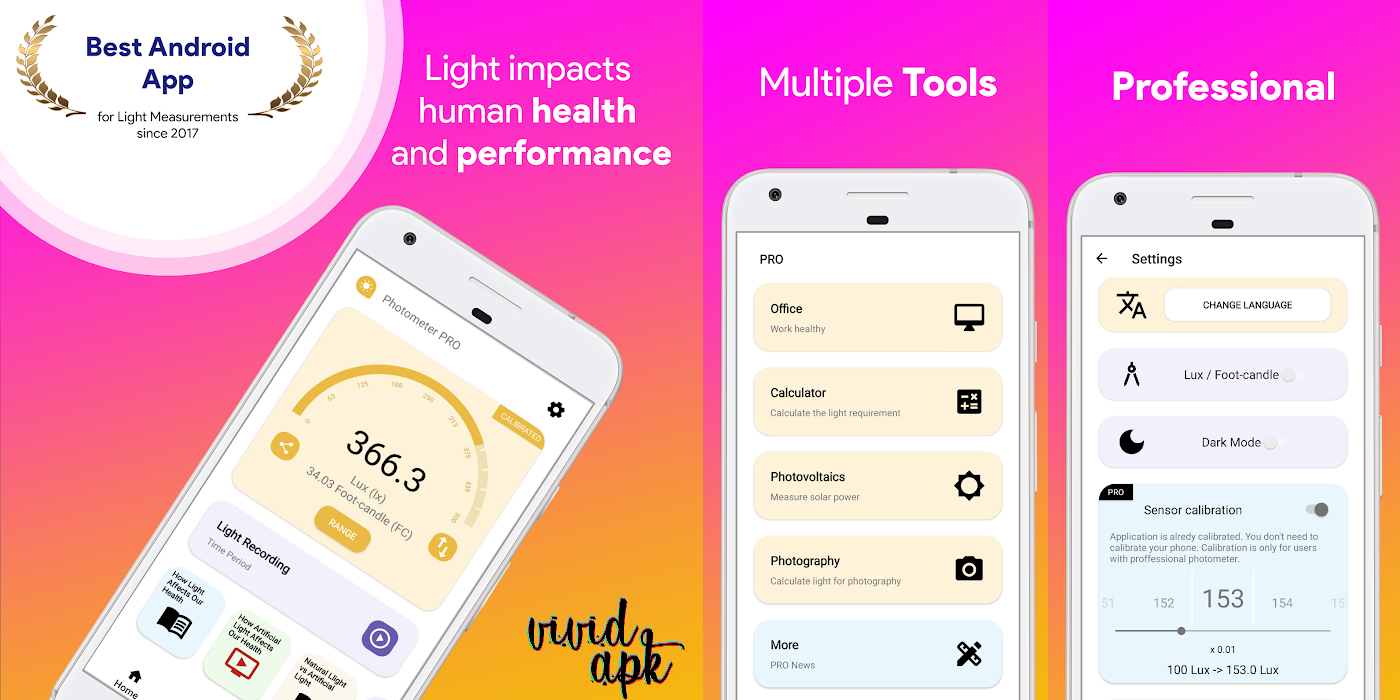 Photometer v4.5.2 Pro APK | vividapk | roosphx