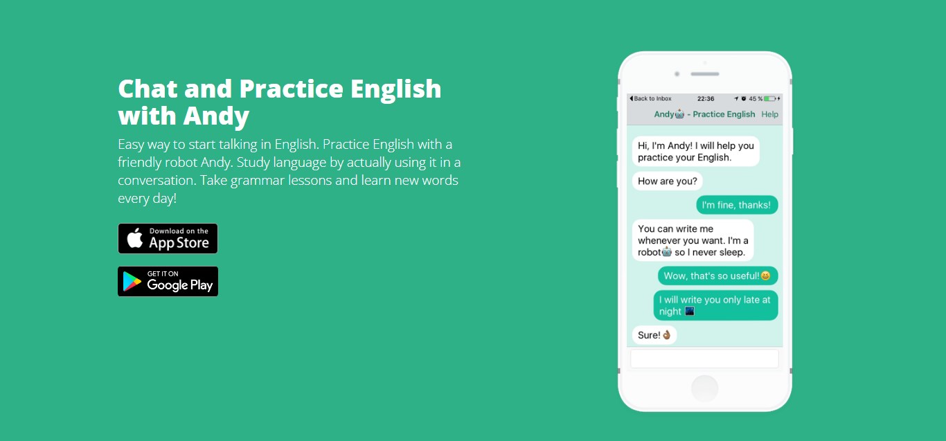 Andy English Bot v3.0.0 Premium MOD APK | vividapk | roosphx