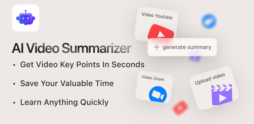 Summarify: AI Video Summarizer v1.7.23 MOD APK | vividapk | roosphx